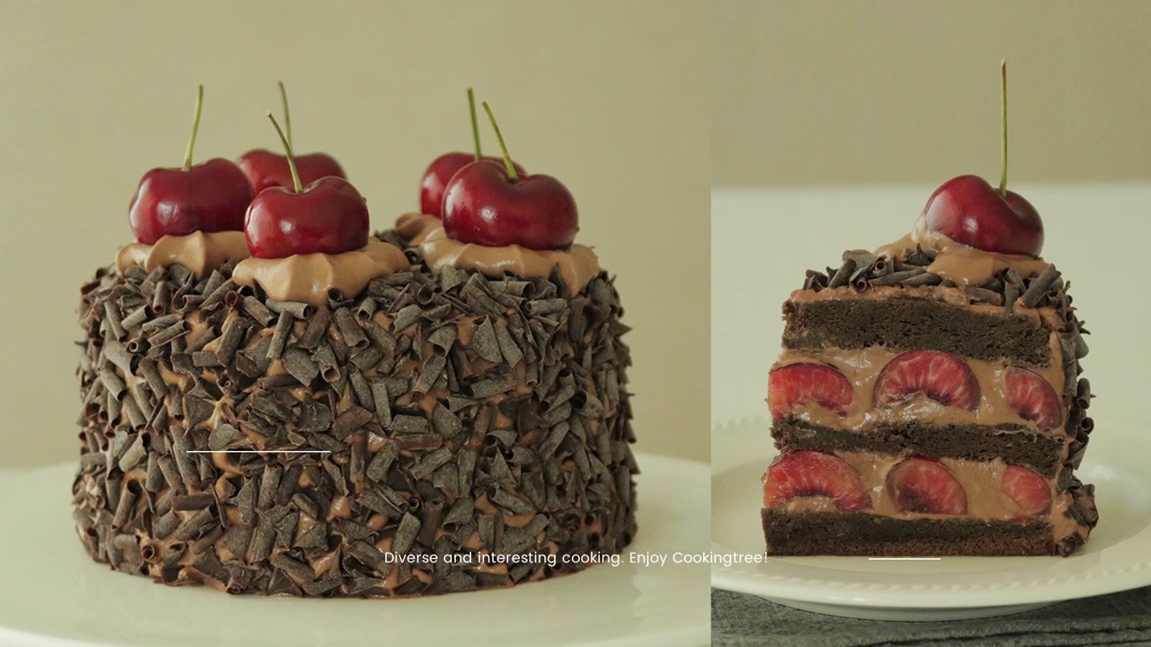 Black Forest Cake (Cherry choco cake) Recipe