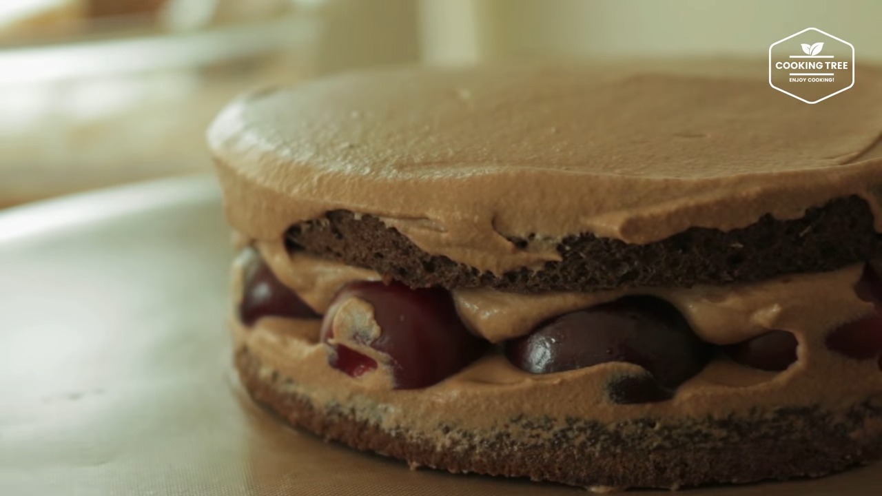 Black Forest Cake (Cherry choco cake) Recipe