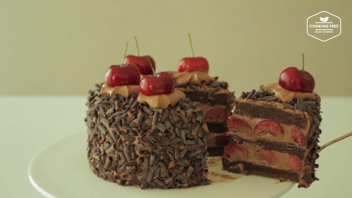 Black Forest Cake (Cherry choco cake) Recipe