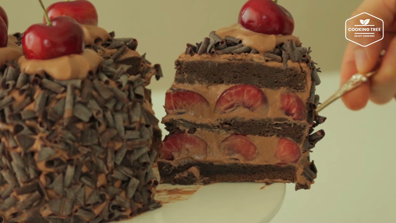 Black Forest Cake (Cherry choco cake) Recipe