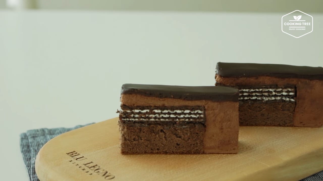 Chocolate mousse cake Recipe with Oreo Wafer