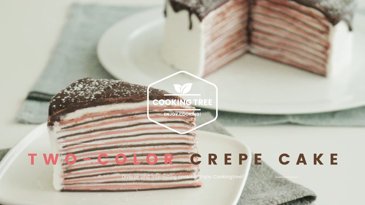 Chocolate strawberry crepe cake Recipe