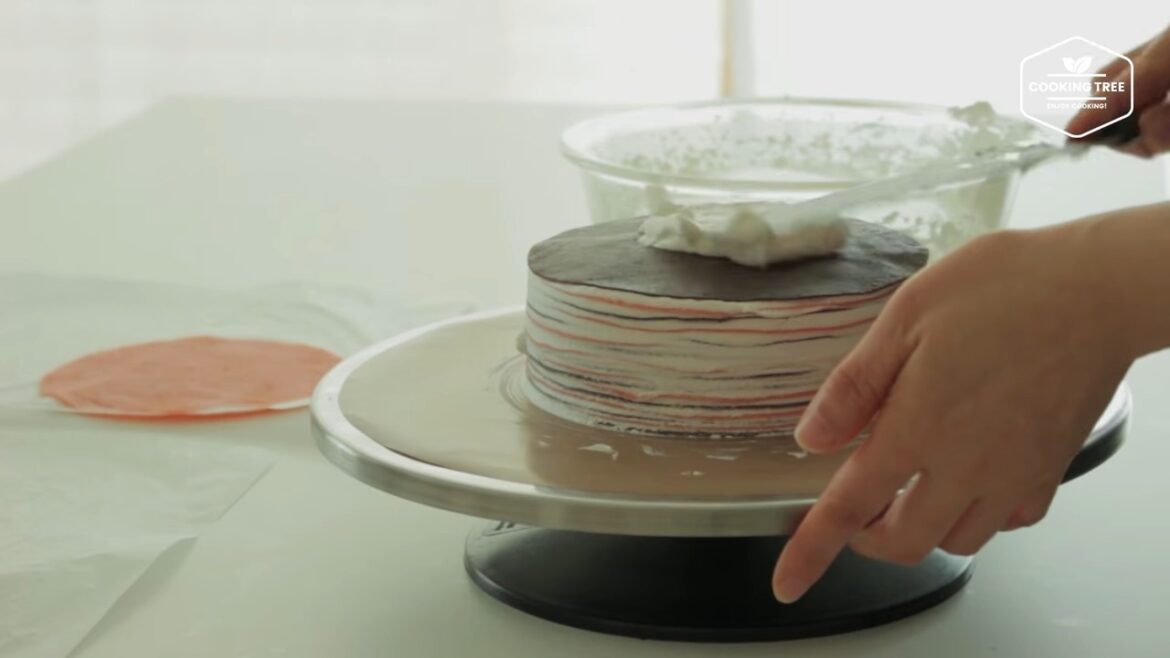 Chocolate strawberry crepe cake Recipe