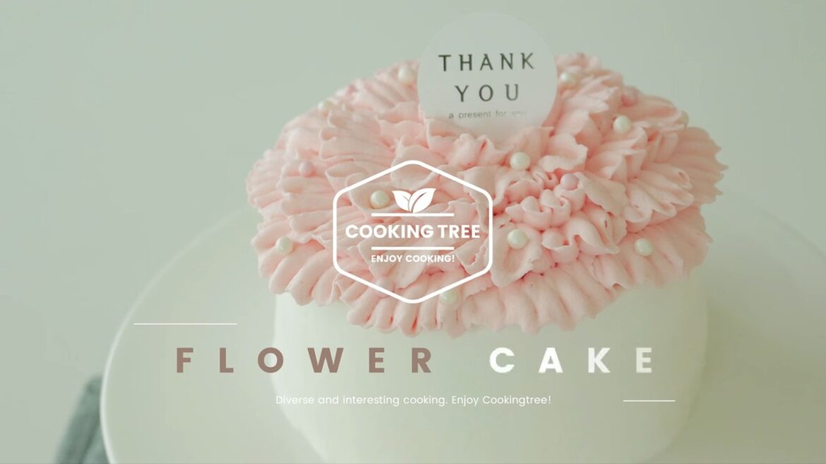 Flower Strawberry Cake Recipe