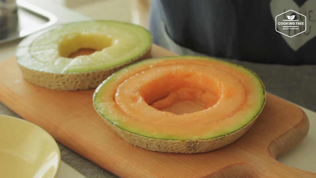 Green & Red melon cake Recipe