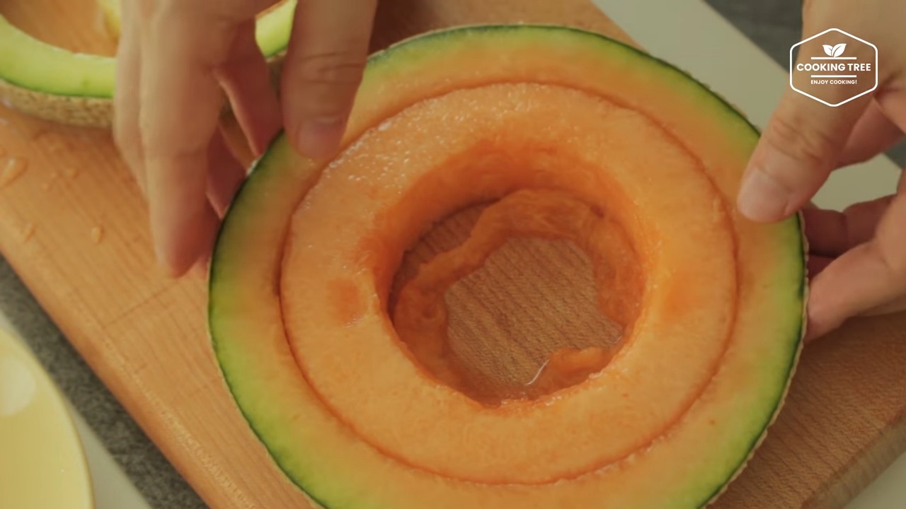 Green & Red melon cake Recipe