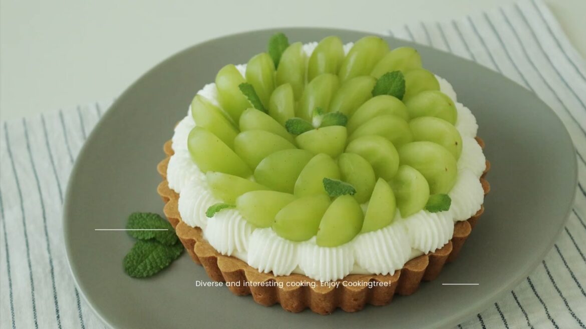 Green grape tart Recipe