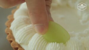 Green grape tart Recipe