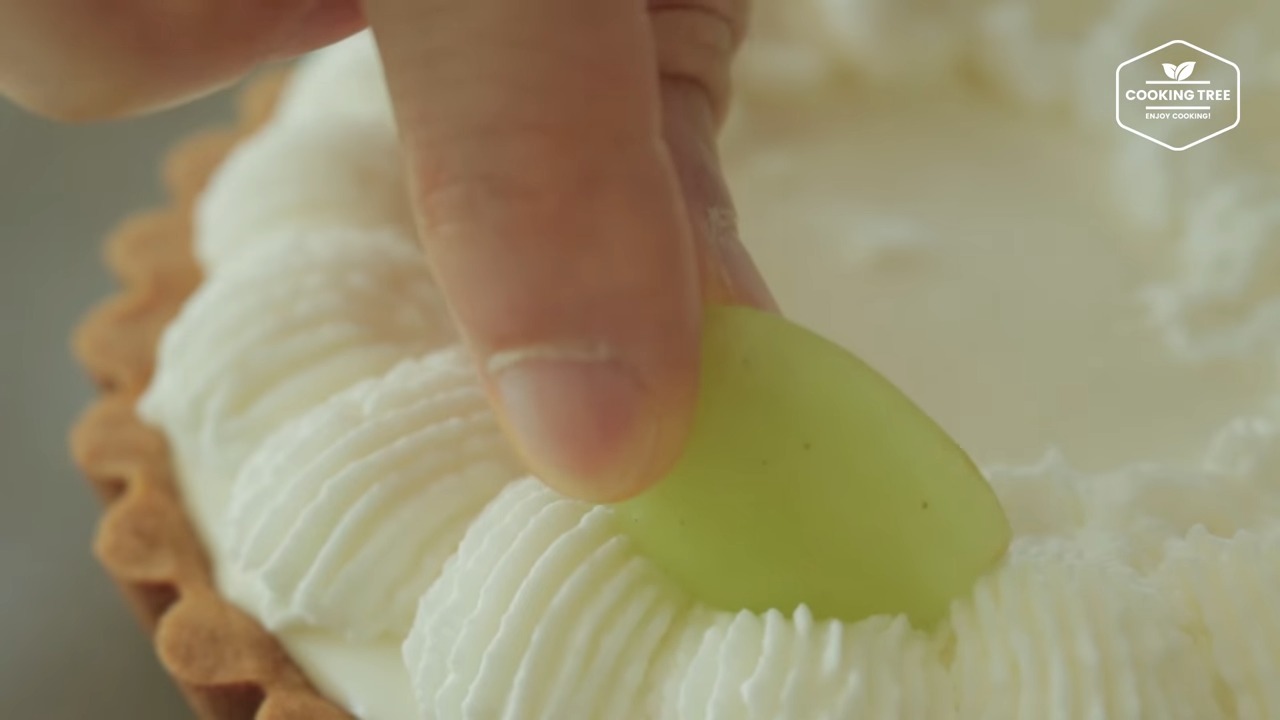 Green grape tart Recipe