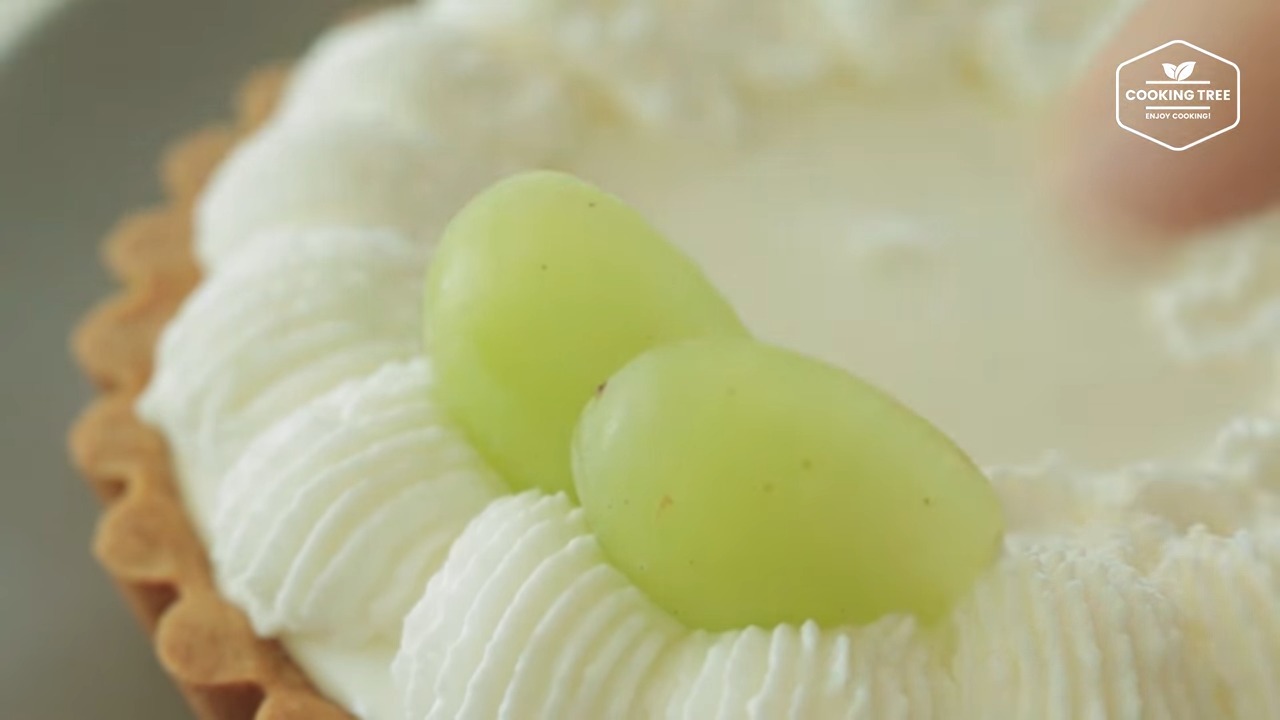 Green grape tart Recipe