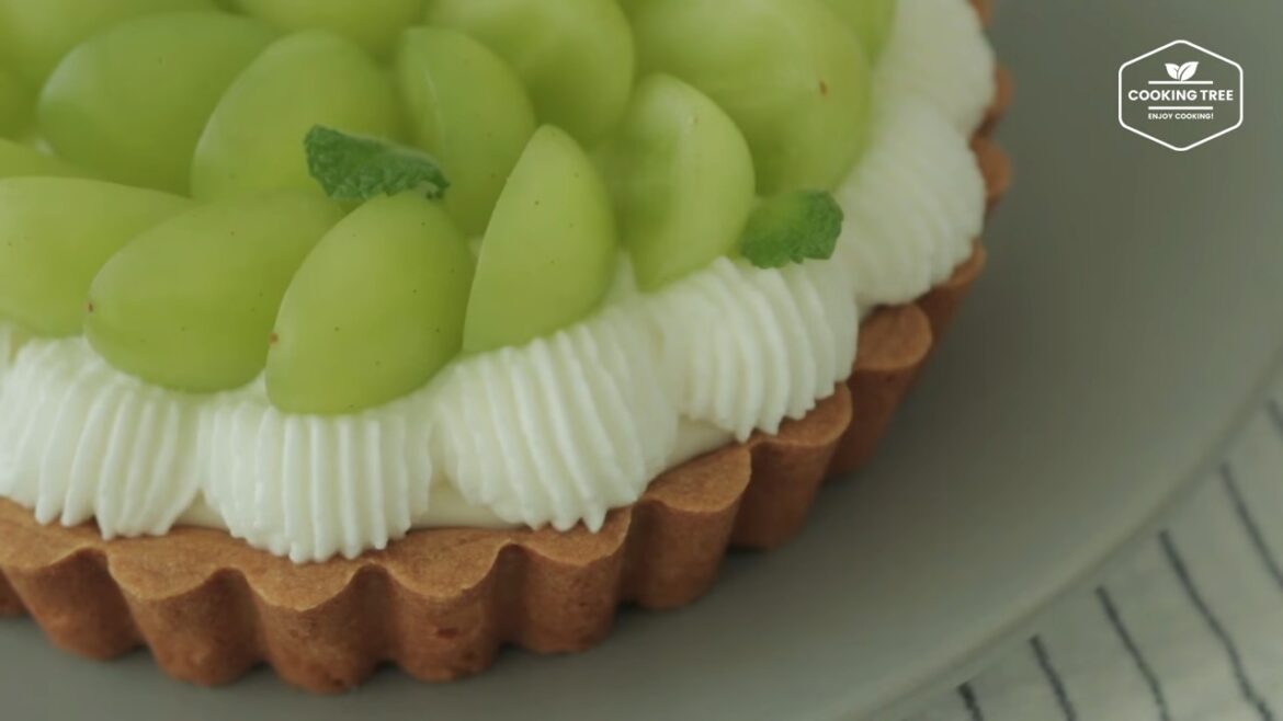 Green grape tart Recipe