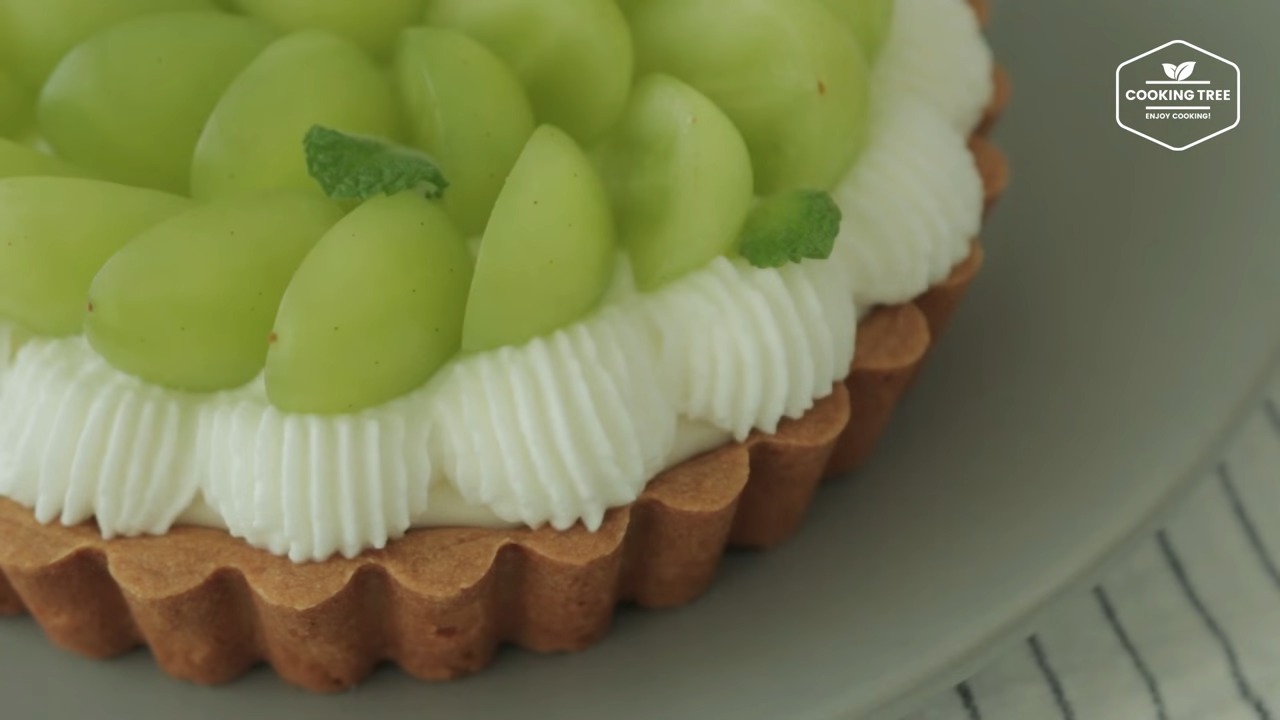 Green grape tart Recipe