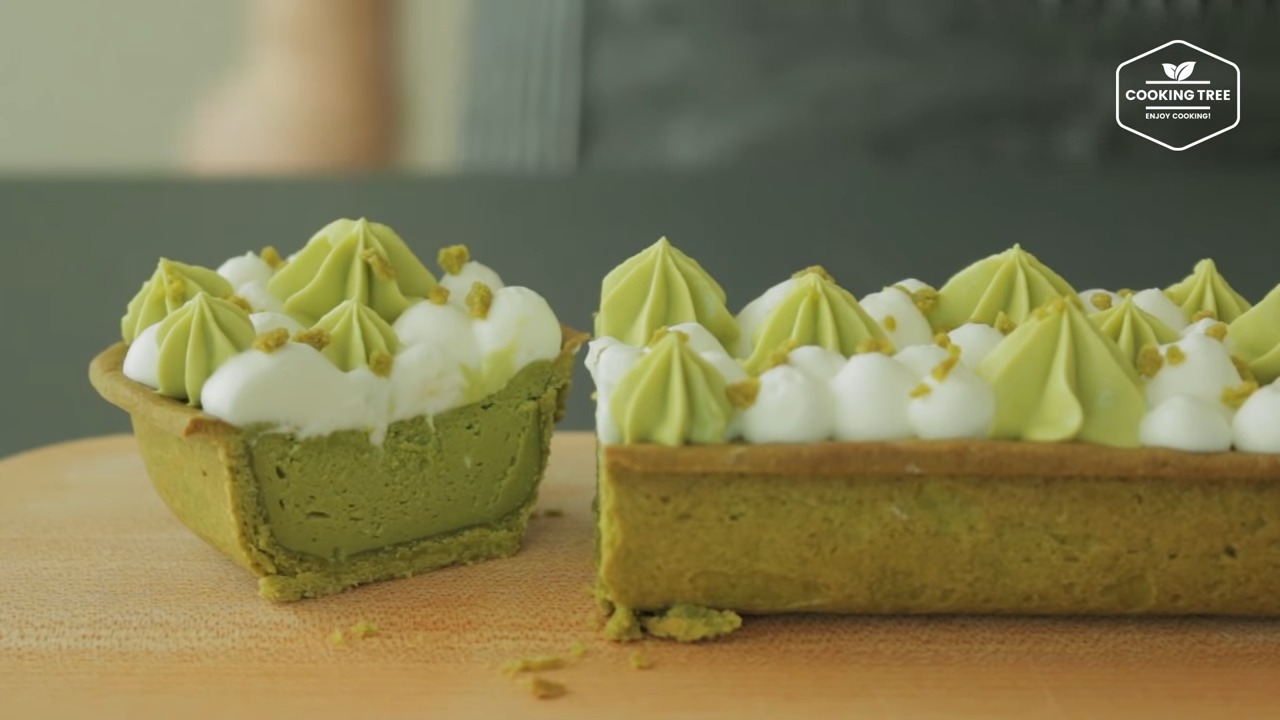 Green tea (Matcha) cheese tart Recipe