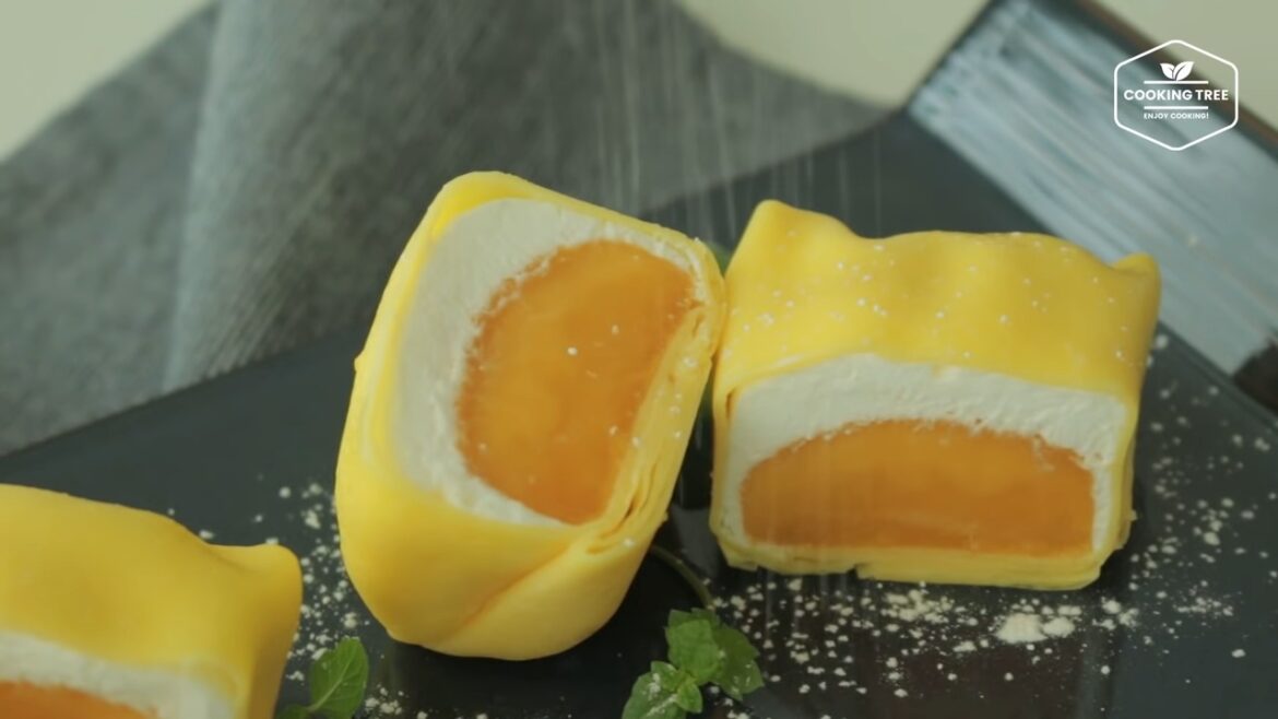 Hong kong style Mango pancake (Mango crepe)