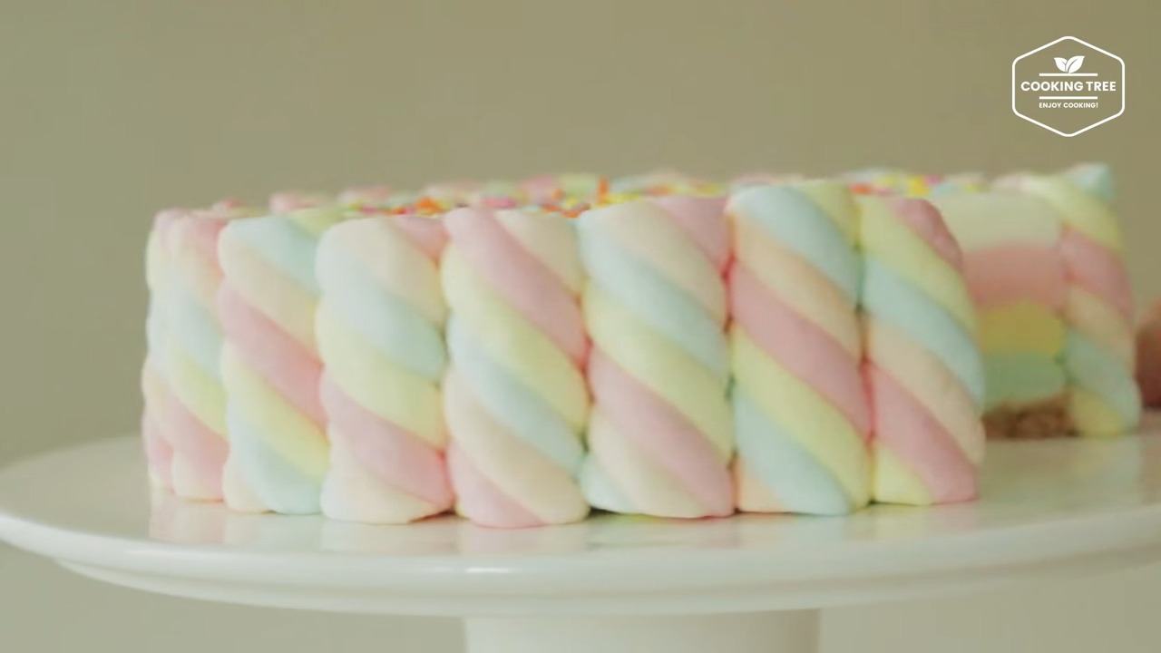 Marshmallow pastel cheesecake Recipe