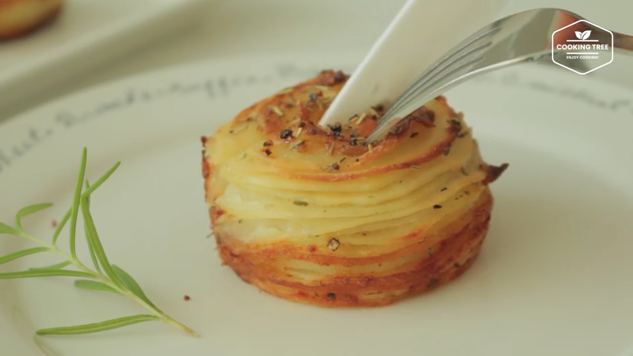 Parmesan Potato Stacks Recipe