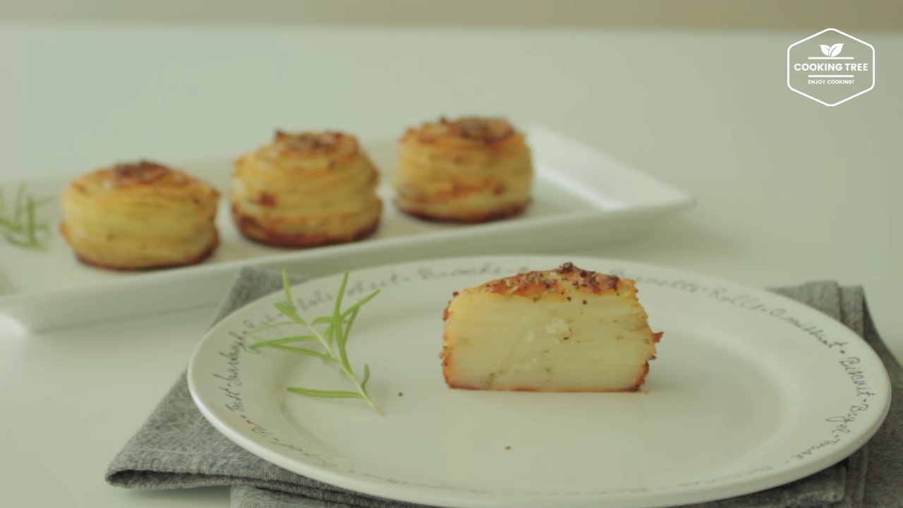 Parmesan Potato Stacks Recipe