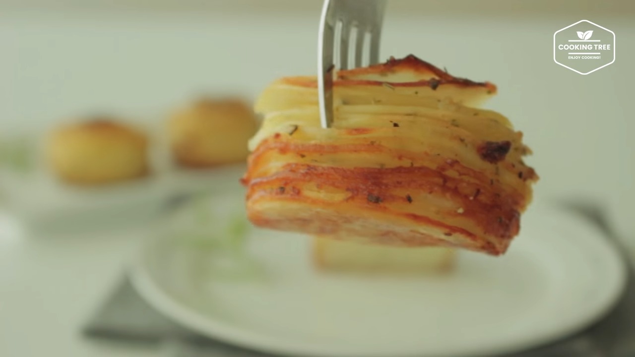Parmesan Potato Stacks Recipe