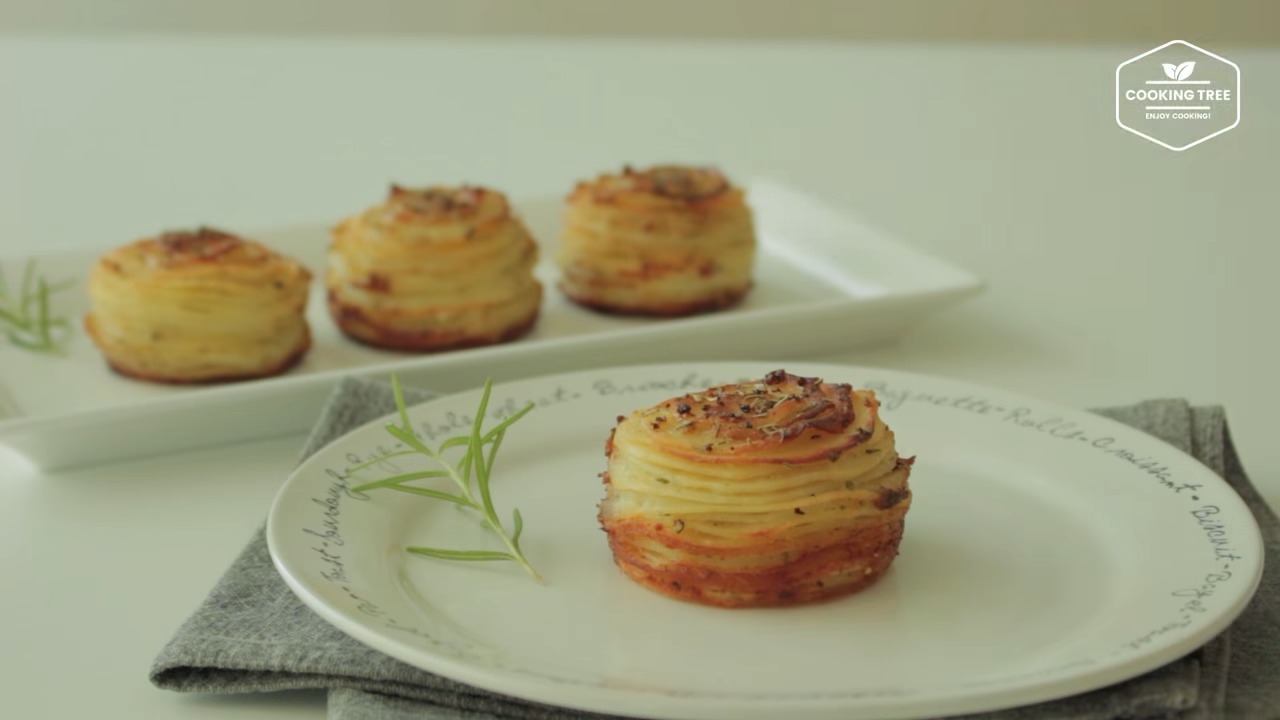 Parmesan Potato Stacks Recipe