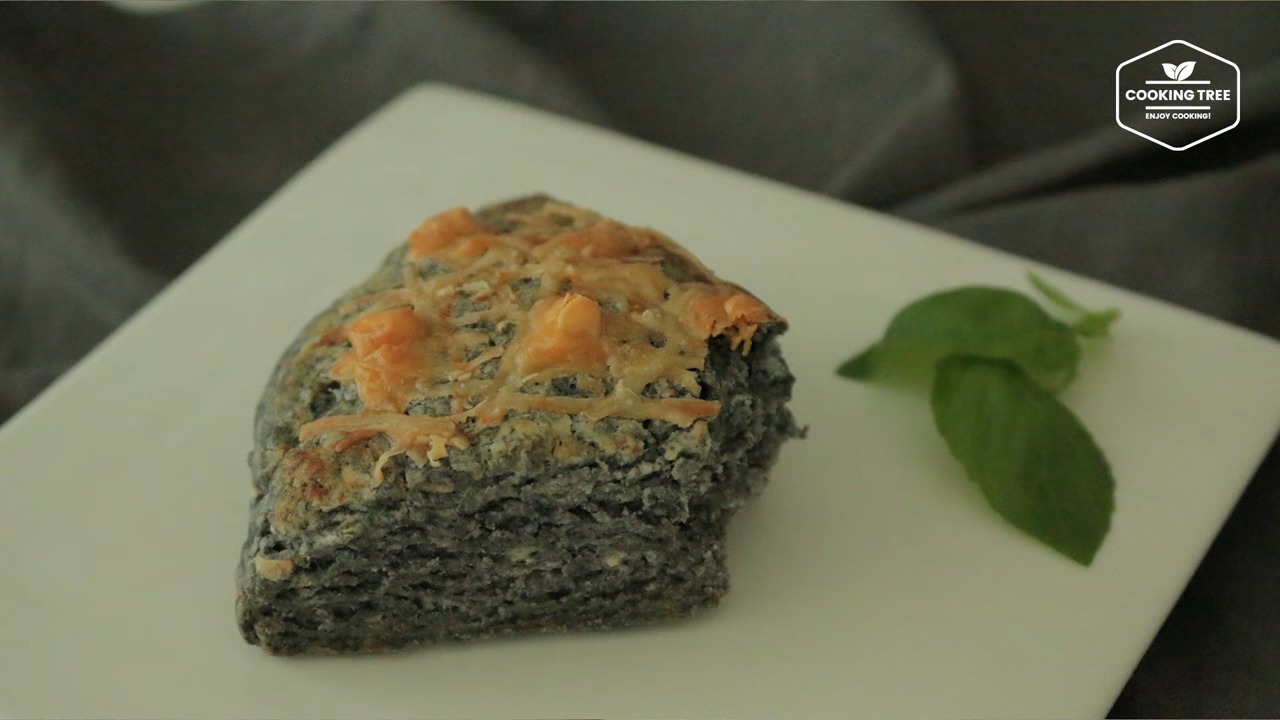 Squid ink Cheese scones Recipe