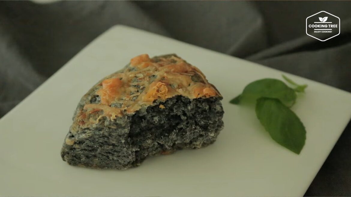 Squid ink Cheese scones Recipe