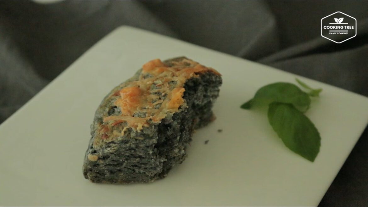Squid ink Cheese scones Recipe