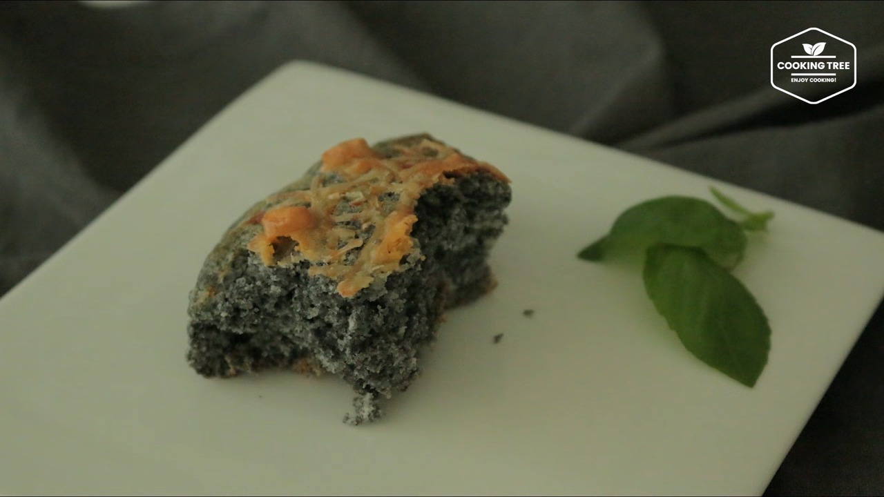 Squid ink Cheese scones Recipe