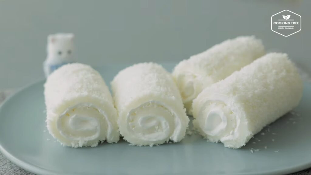 Coconut Milk Custard Roll - Cooking Tree