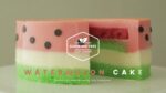 Watermelon Mousse Cake Recipe