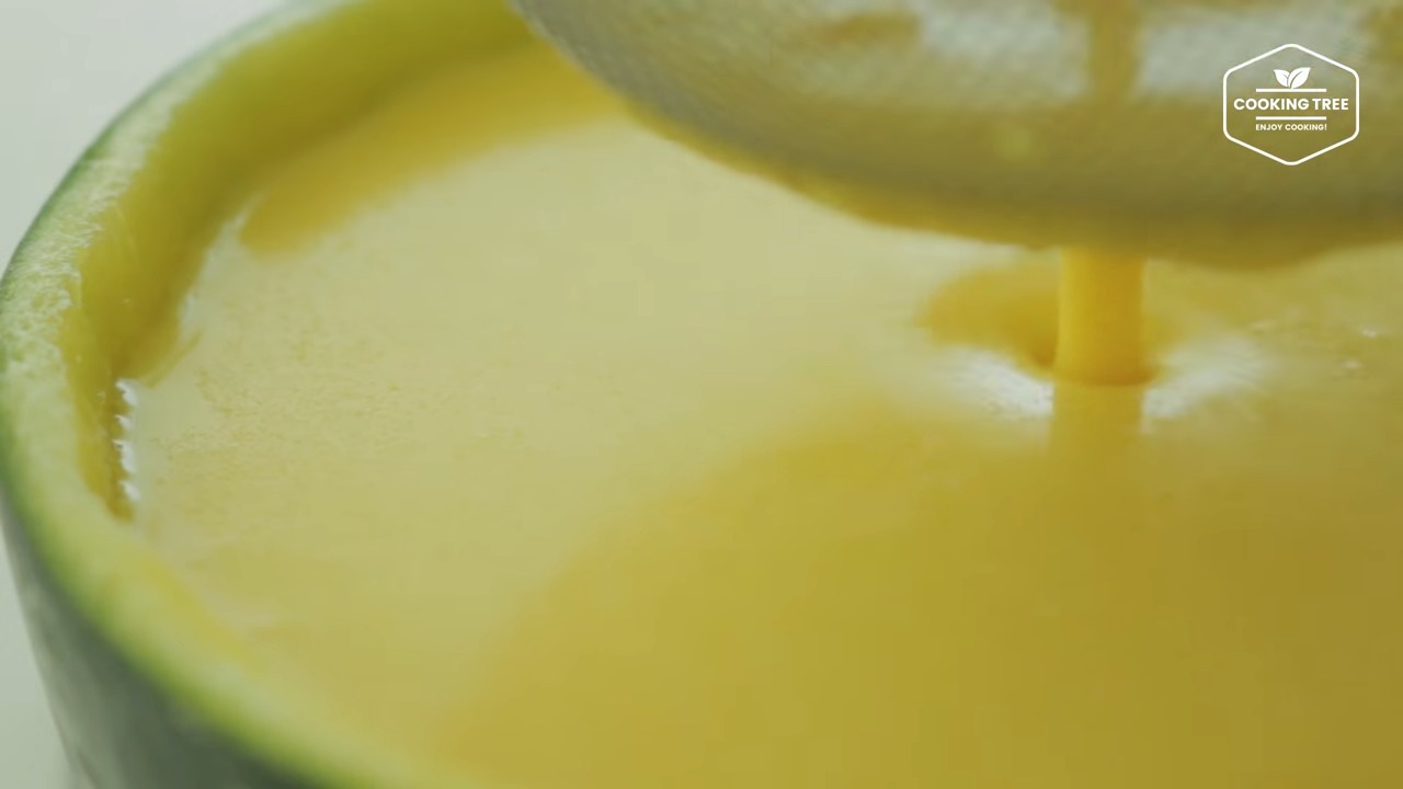 Yellow Watermelon Mousse cake Recipe