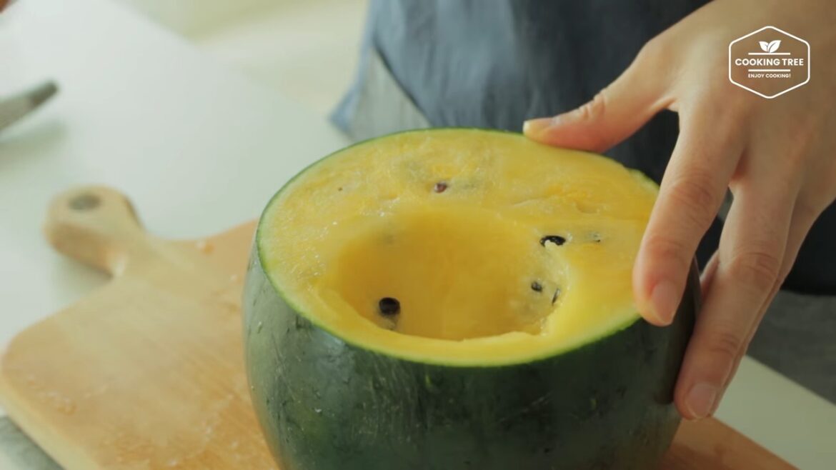 Yellow Watermelon Mousse cake Recipe