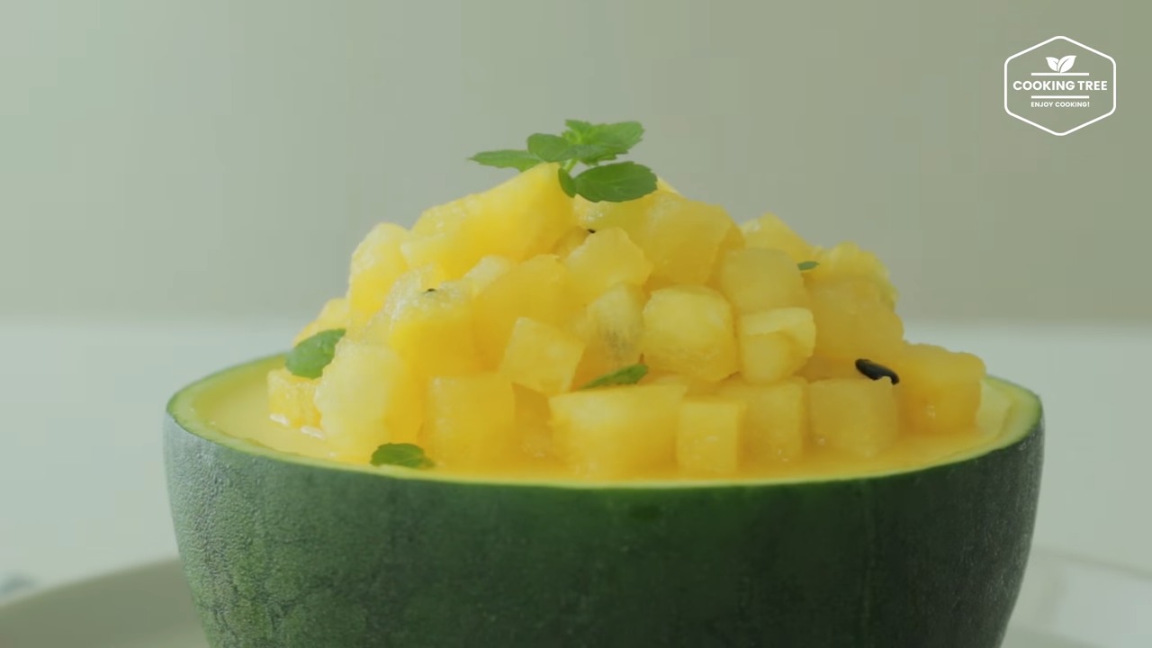 Yellow Watermelon Mousse cake Recipe