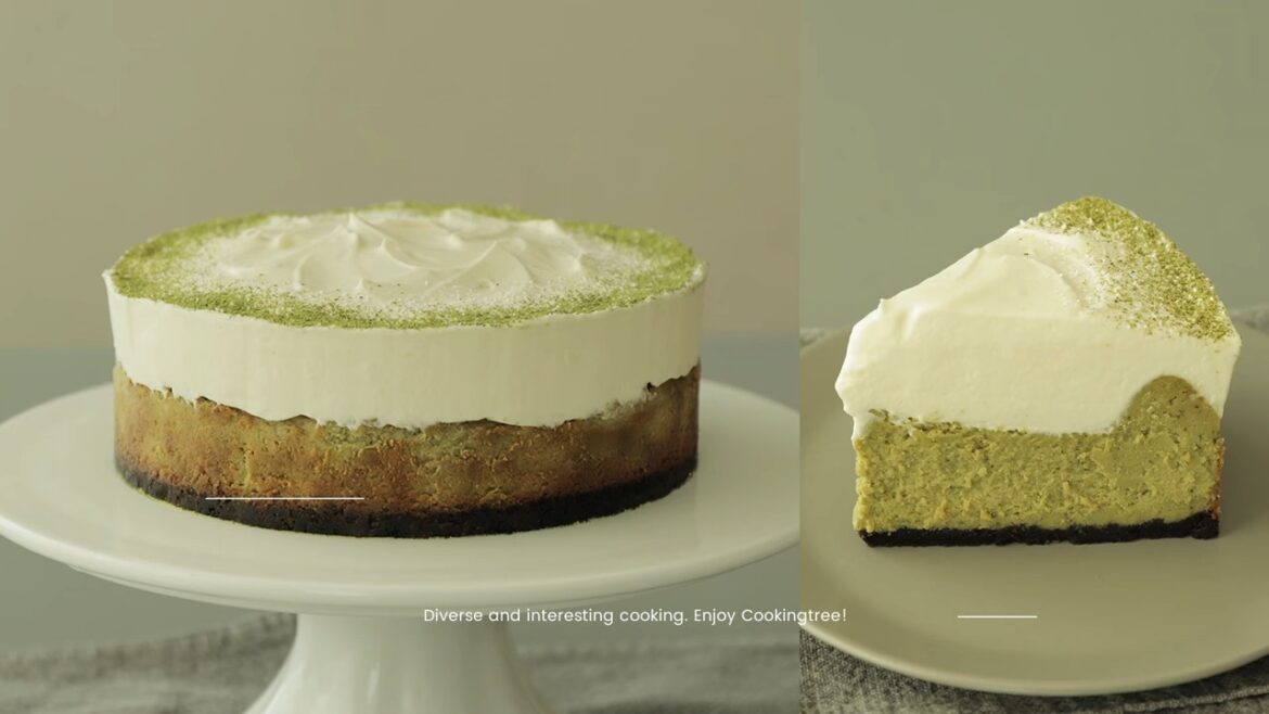 Baked Matcha cheesecake Recipe
