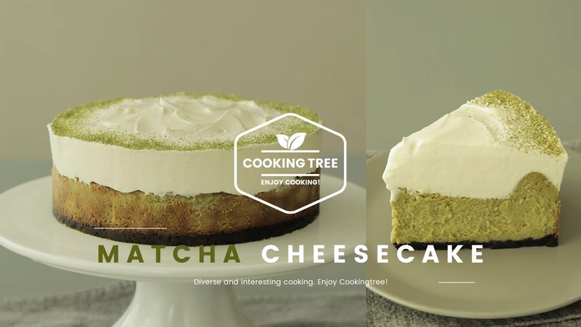 Baked Matcha cheesecake Recipe
