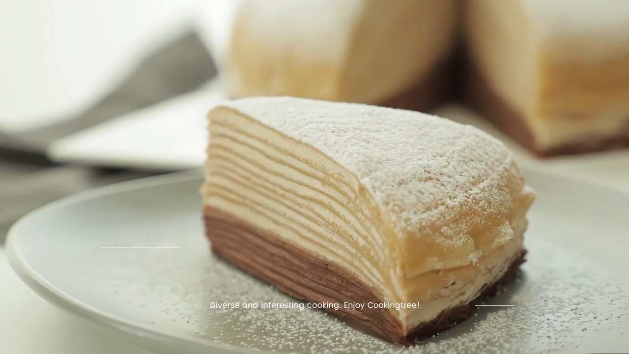 Coffee Mocha Crepe Cake Recipe