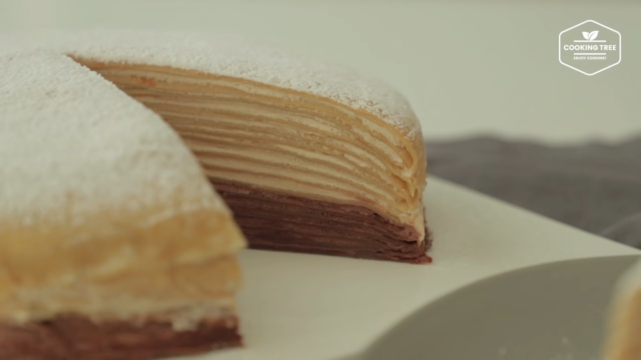 Coffee Mocha Crepe Cake Recipe