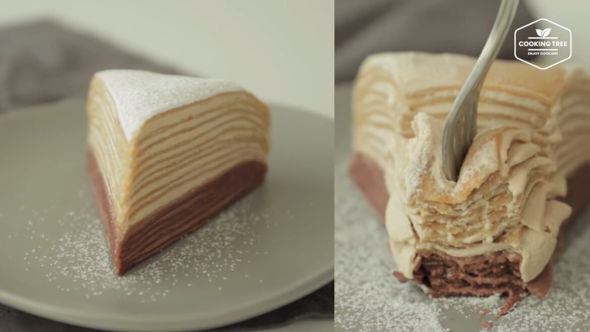 Coffee Mocha Crepe Cake Recipe
