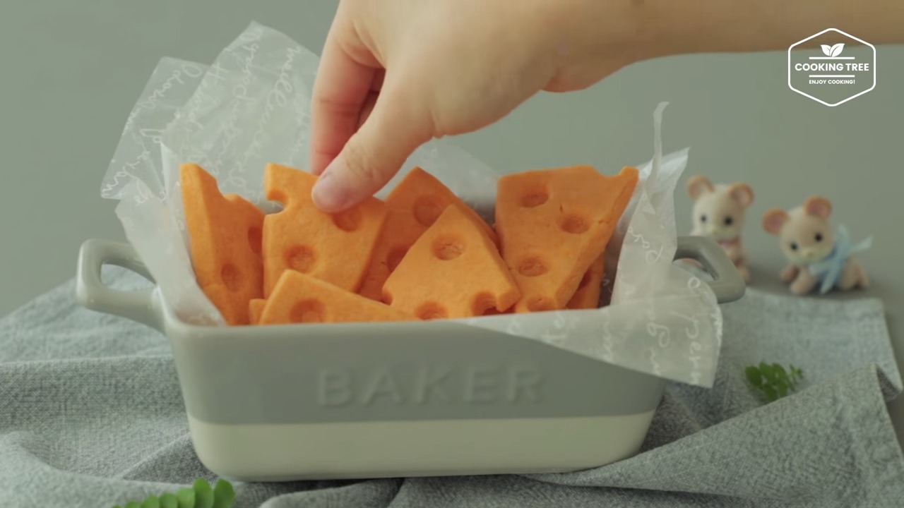 Cheese Shaped Cheese Cookies Recipe