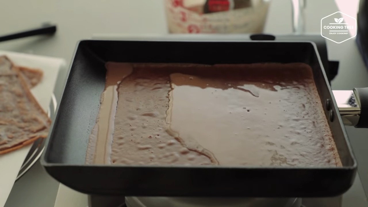 Choco Crepe Roll Cake Recipe