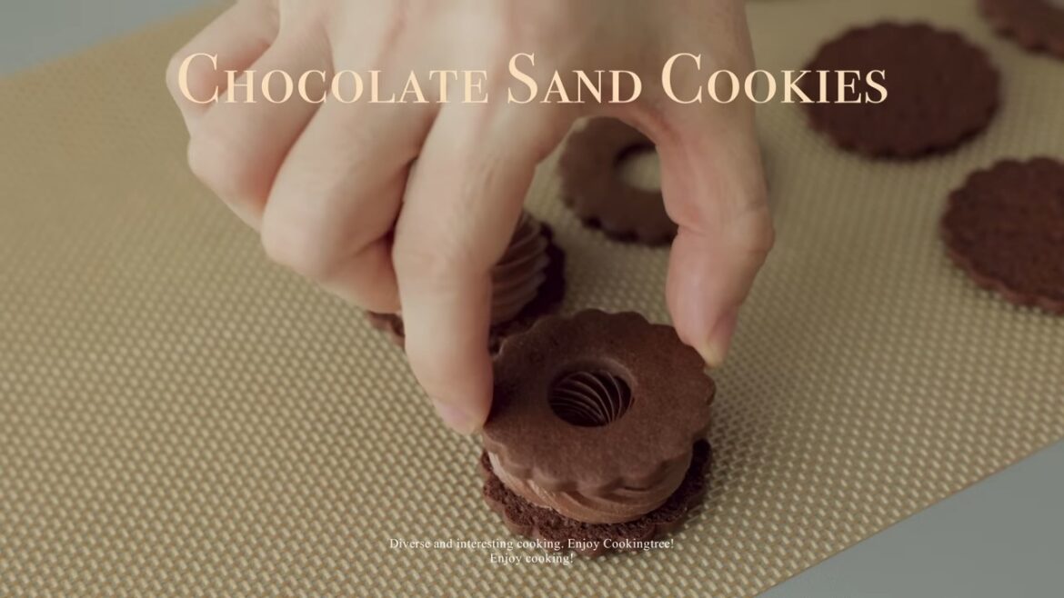 Chocolate Cream Sand Cookies Recipe - Cooking Tree