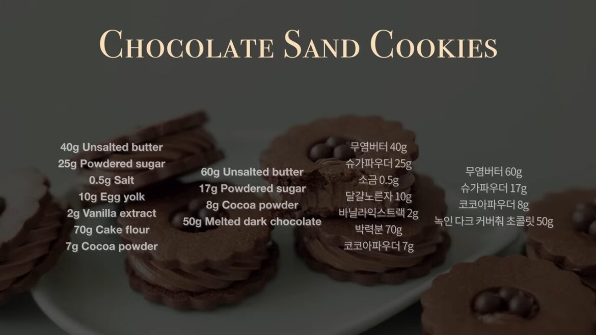 Chocolate Cream Sand Cookies Recipe - Cooking Tree