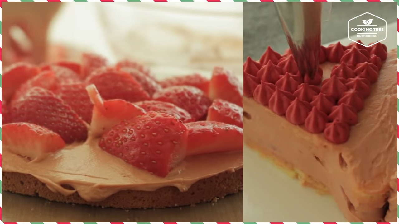 Christmas~ Santa Ryan Strawberry cake Recipe