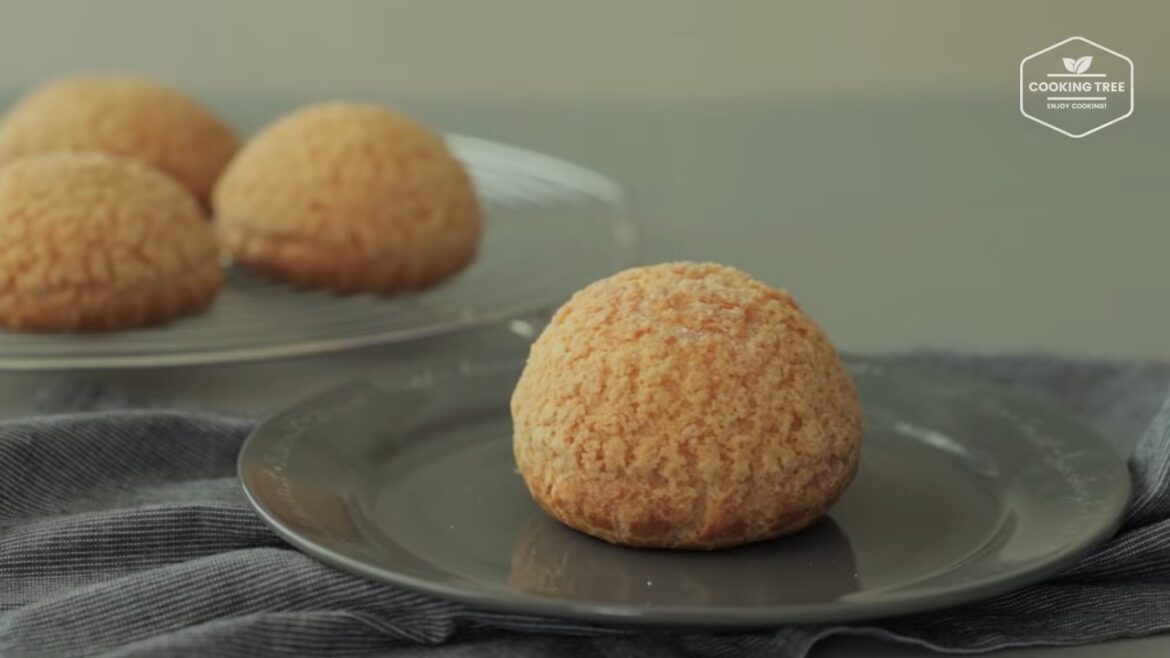 Cream cheese Cookie Choux (Cream puff) Recipe
