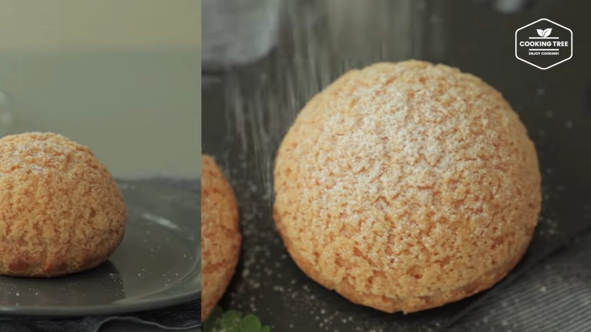 Cream cheese Cookie Choux (Cream puff) Recipe