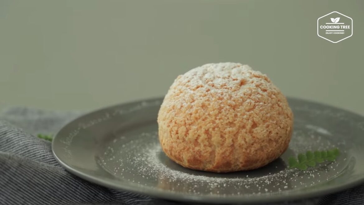 Cream cheese Cookie Choux (Cream puff) Recipe