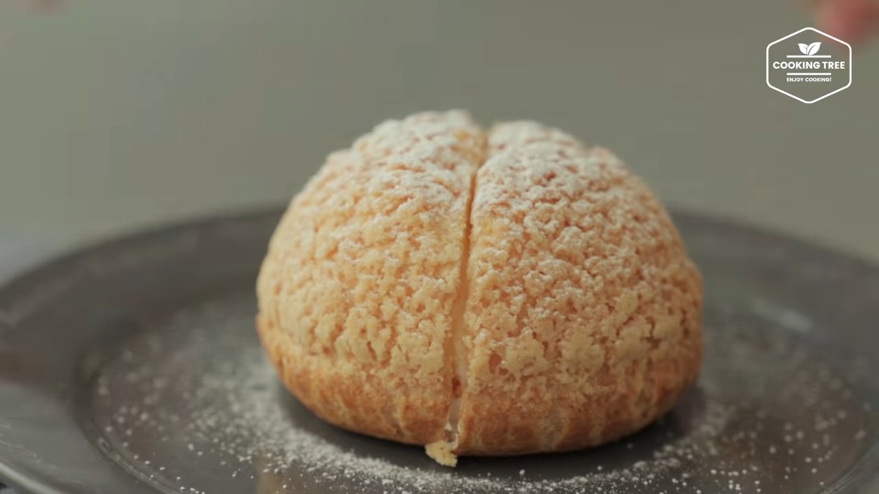 Cream cheese Cookie Choux (Cream puff) Recipe