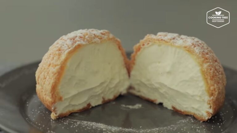 Cream cheese Cookie Choux (Cream puff) Recipe