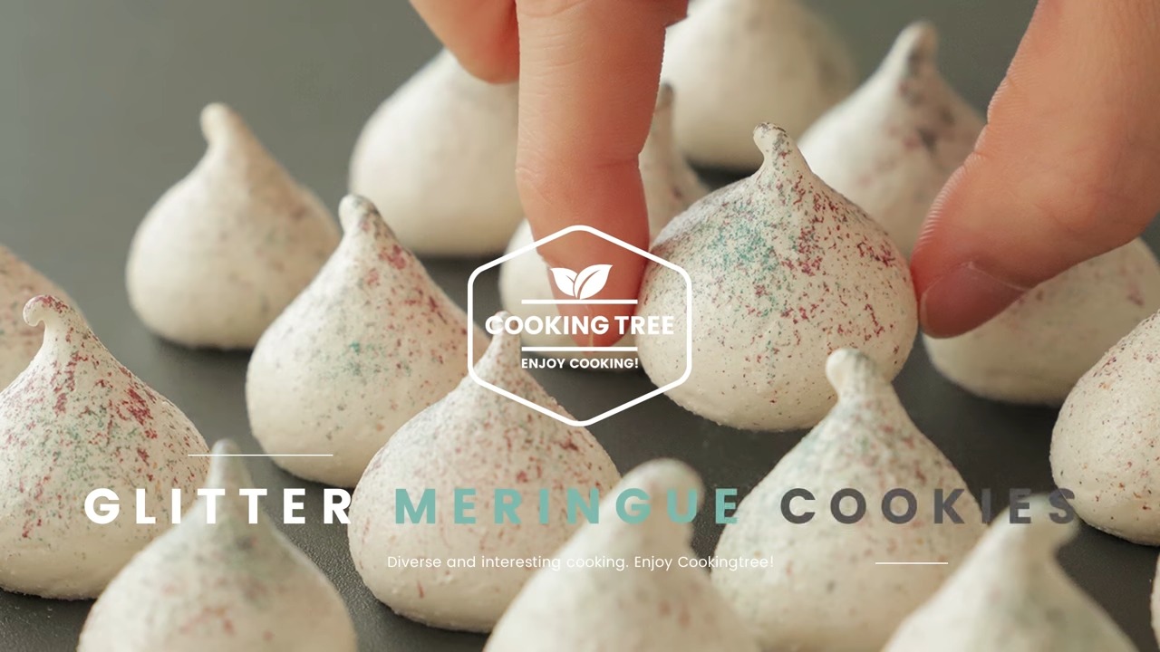 Glitter Meringue Cookies Recipe