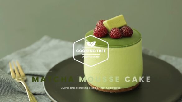Green tea (Matcha) mousse cake Recipe