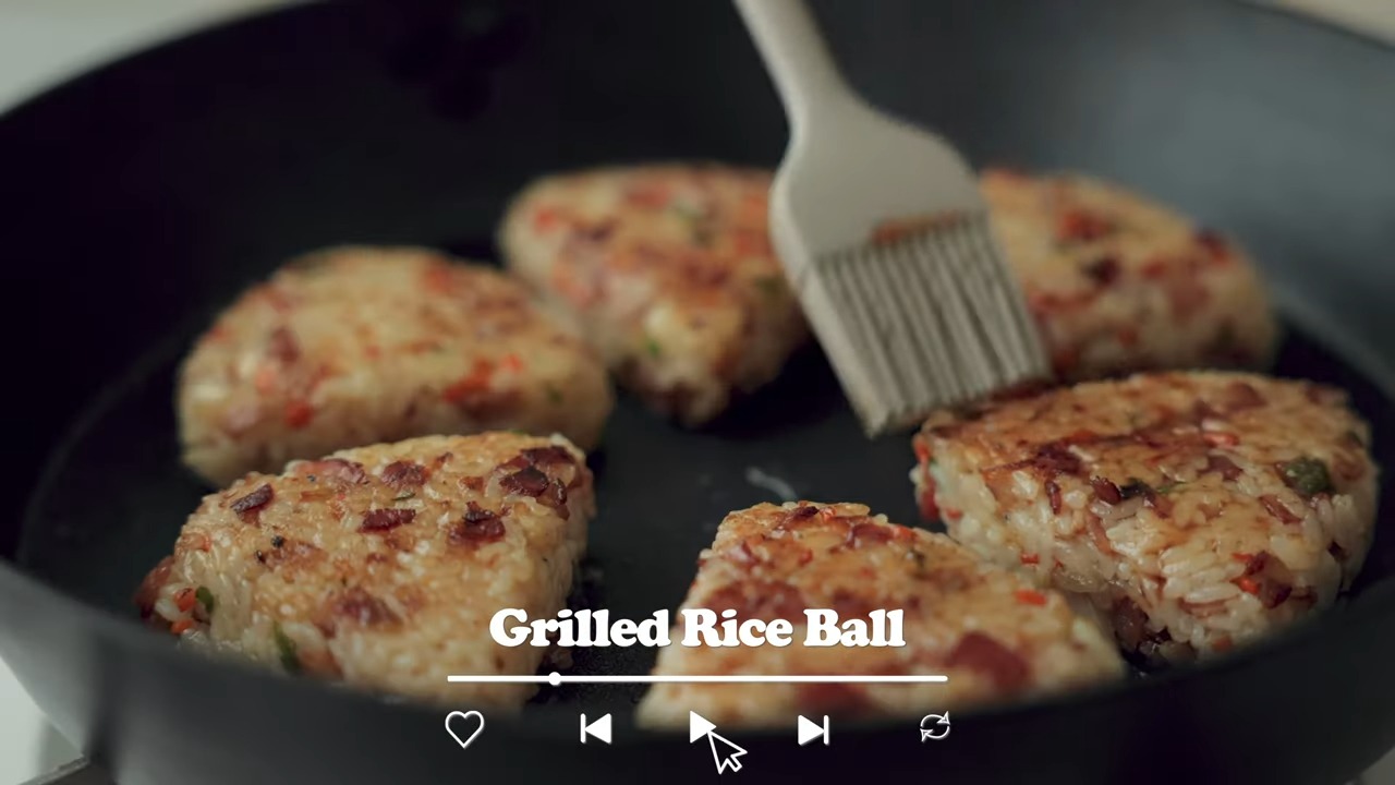 Grilled Rice Ball Recipe - Cooking Tree